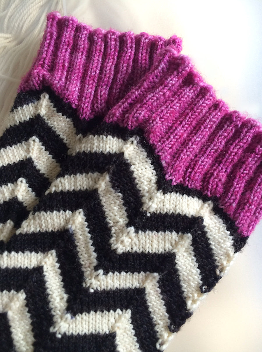 BLACKJACK | self-striping sock yarn by Bad Amy Knits